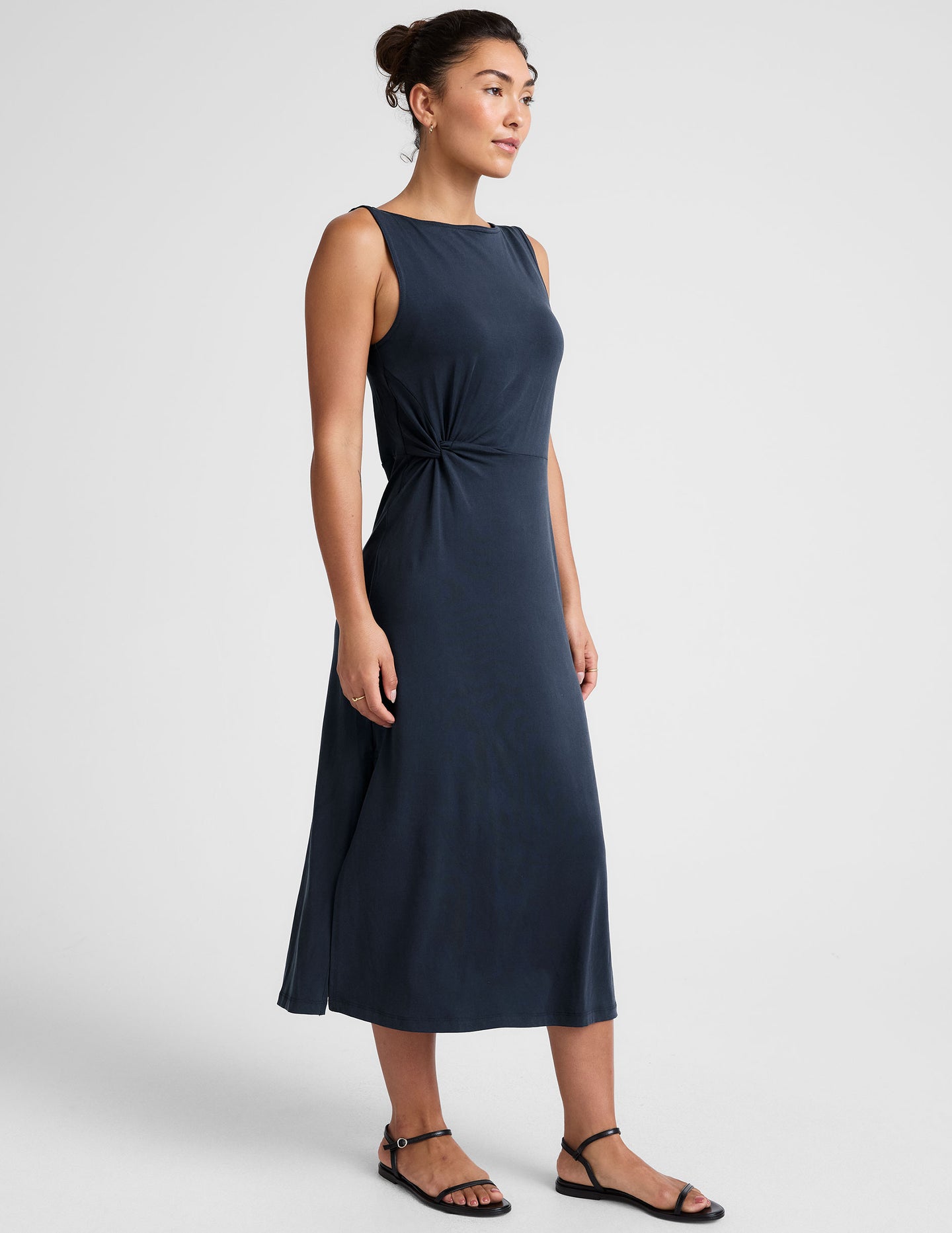 Rotation Side Twist Midi Dress | Beyond Yoga