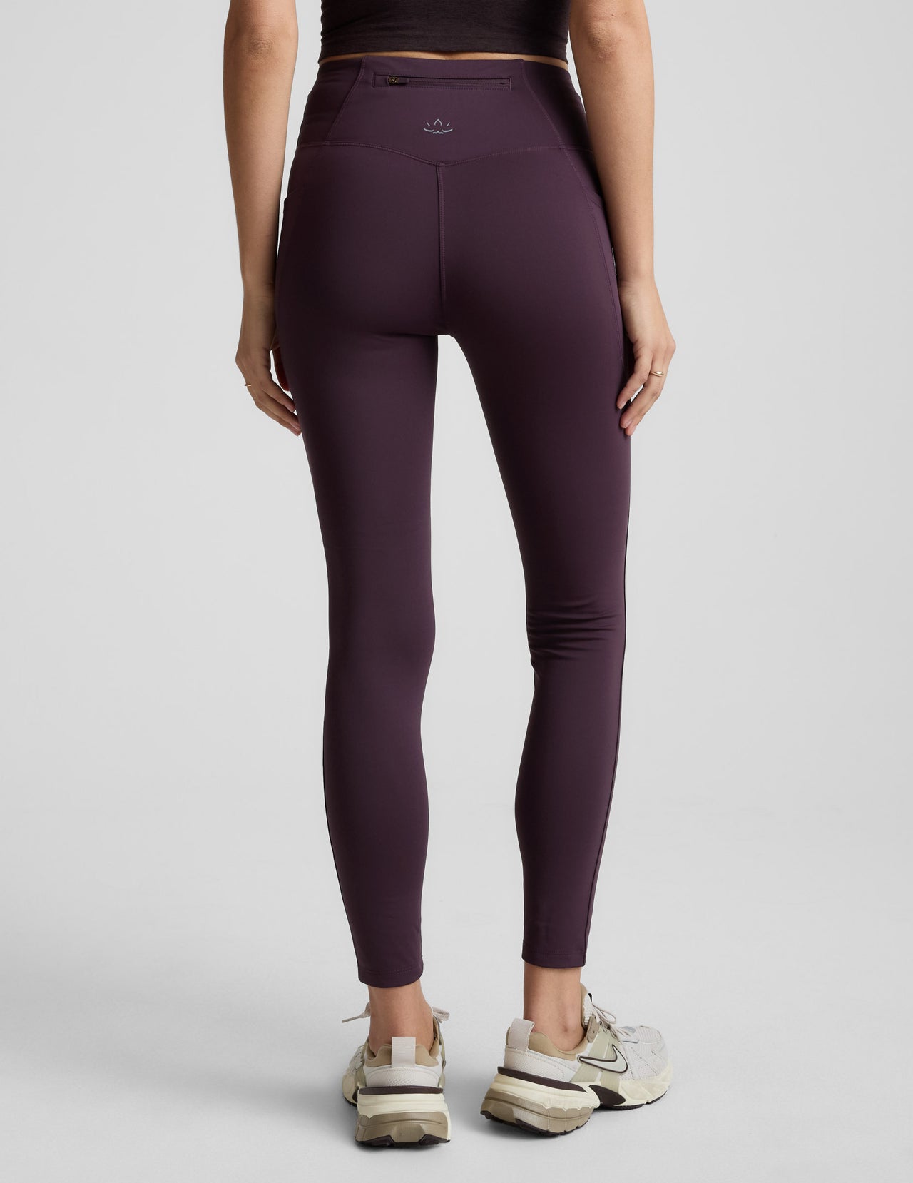 Pacer Fleece-Backed Zip Pocket Full Length Legging | Beyond Yoga