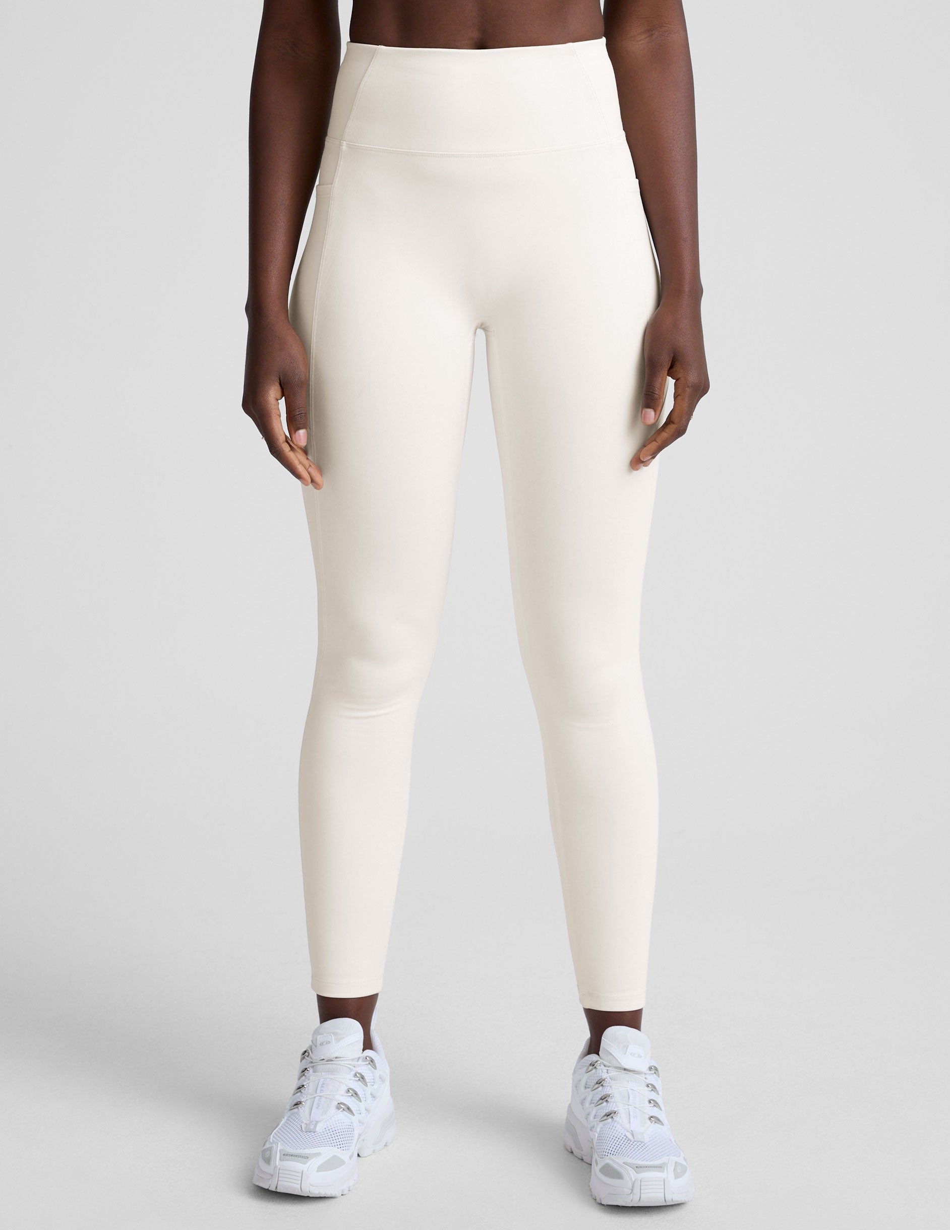 Pacer Fleece-Backed Zip Pocket Full Length Legging | Beyond Yoga