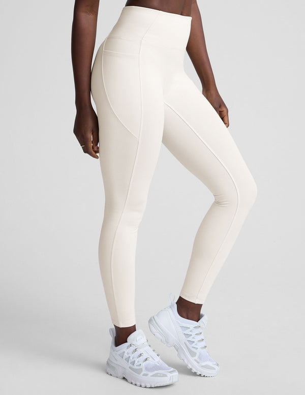 Pacer Fleece-Backed Zip Pocket Full Length Legging | Beyond Yoga
