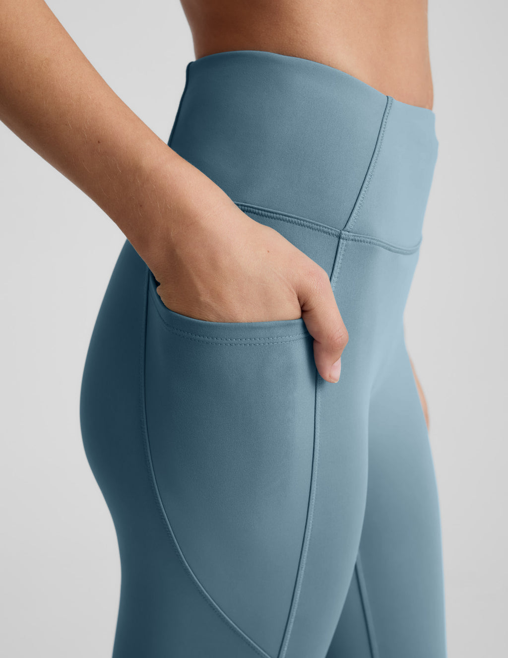 Pacer Fleece-Backed Zip Pocket Full Length Legging | Beyond Yoga