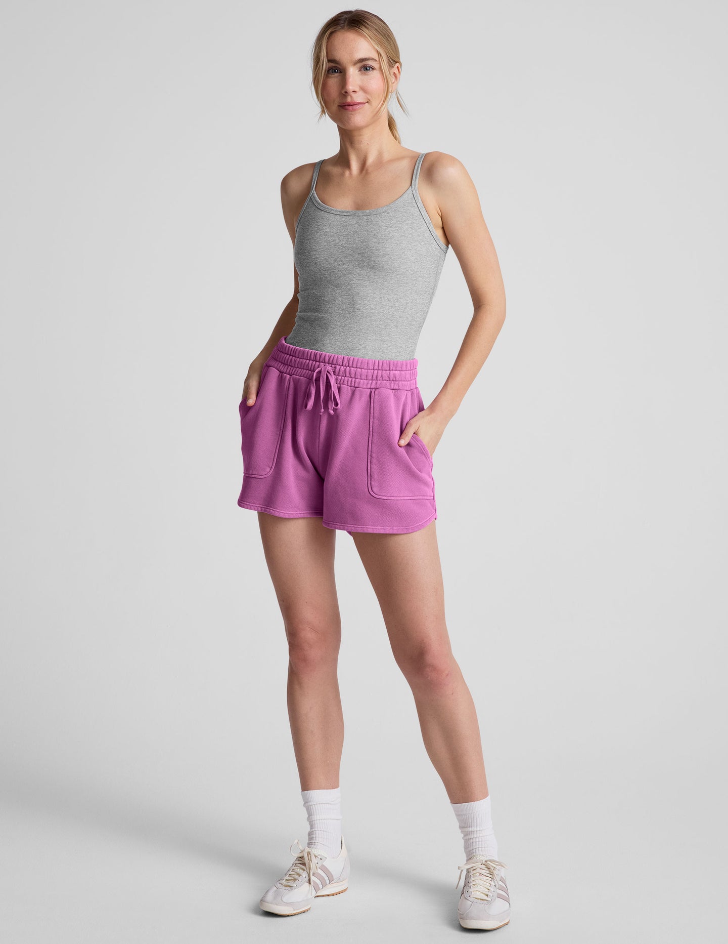 Relaxed Fit Cali Loungewear Shorts - Sunset Violet | Beyond Yoga