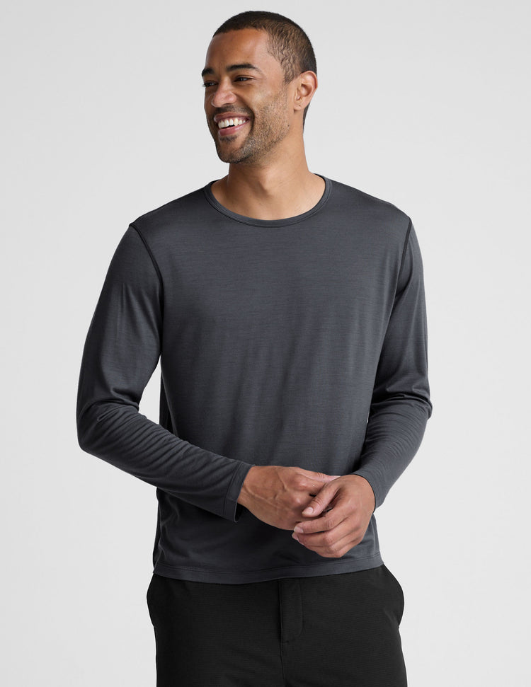 Warm Wick Merino Wool Long Sleeve Crew | Beyond Yoga
