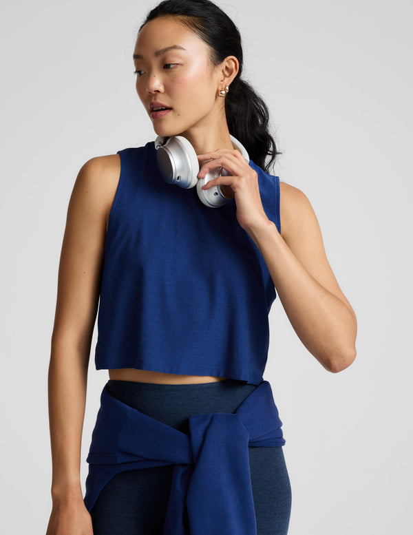 Featherweight Minimal Cropped Tank | Beyond Yoga