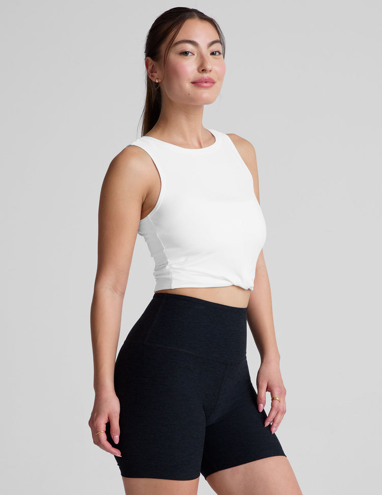 Featherweight Center Stage Cropped Tank | Beyond Yoga