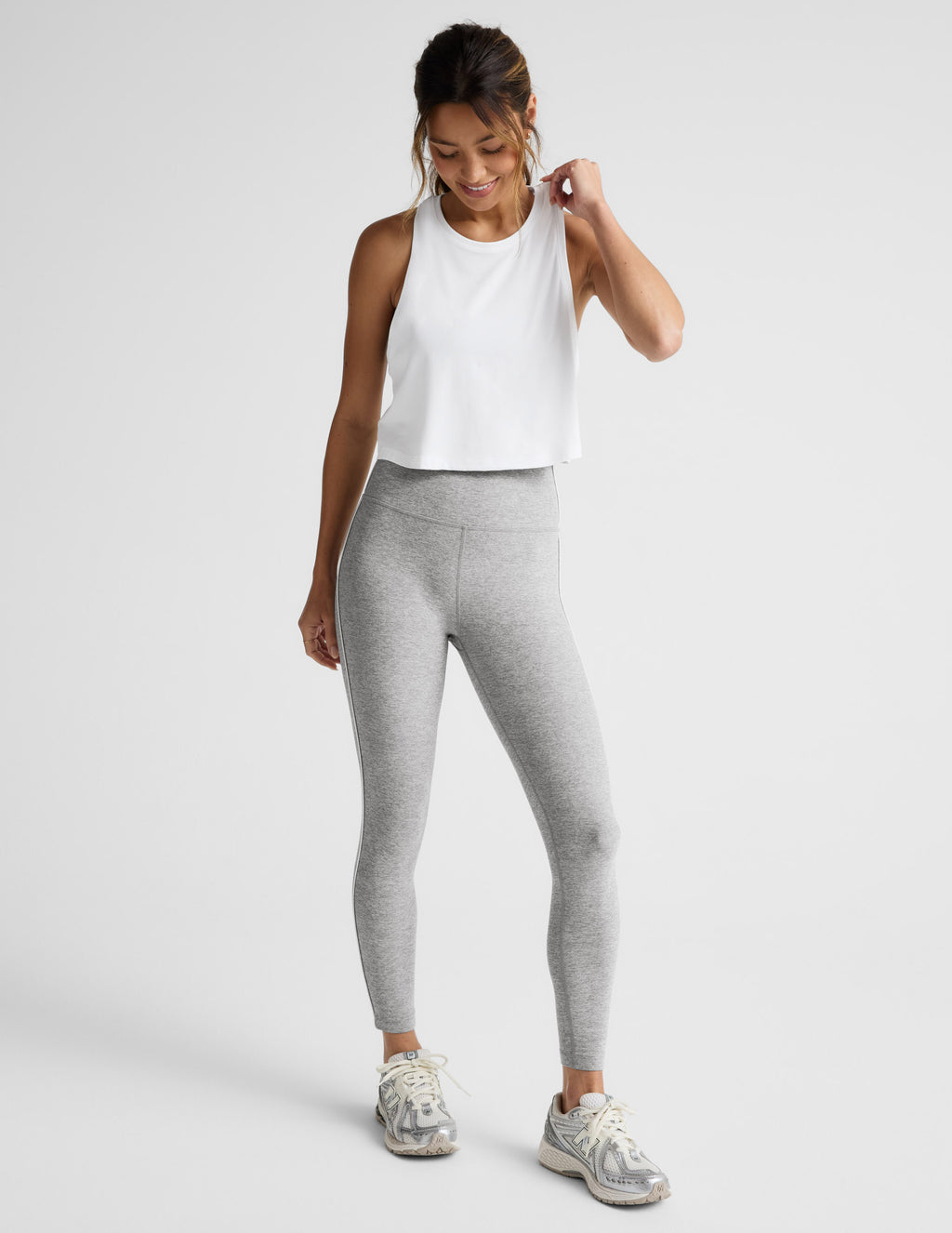 Featherweight Rebalance Racerback Cropped Tank | Beyond Yoga