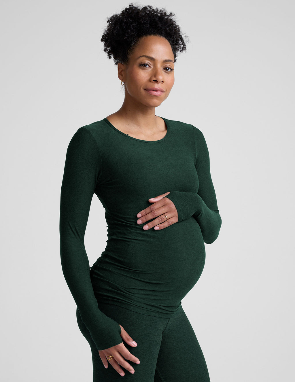 Featherweight Count On Me Maternity Crew Pullover | Beyond Yoga