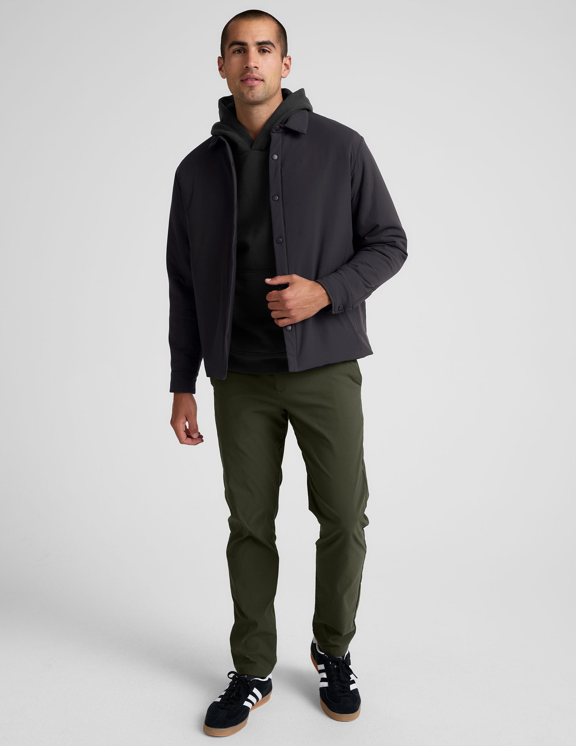 Men's Straight Leg Essential Chino Pants - Forest Moss | Beyond Yoga