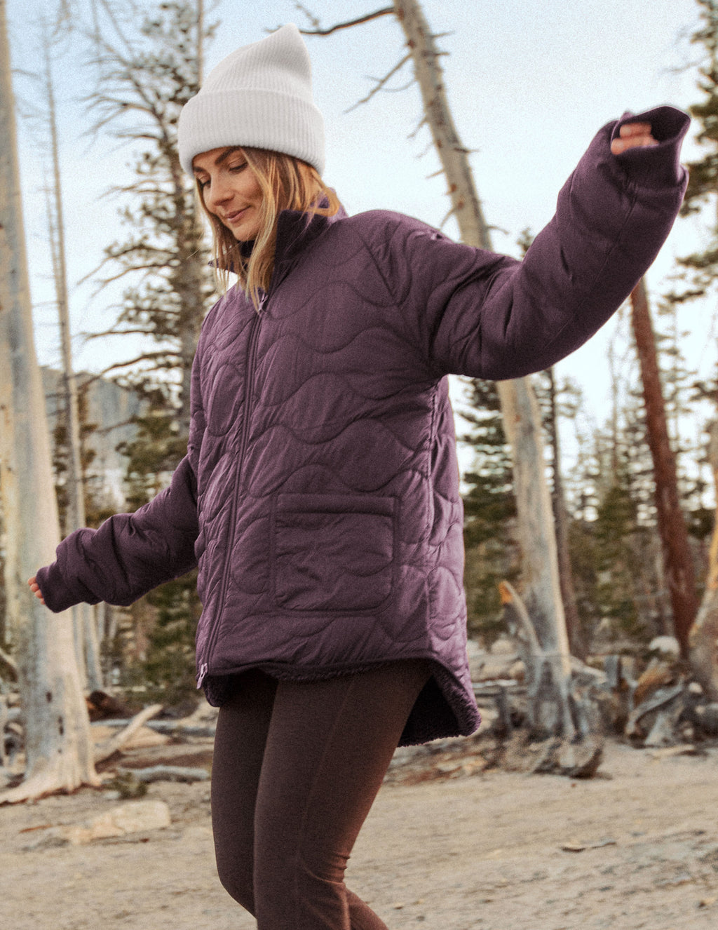 2-Way Quilted Jacket | Beyond Yoga