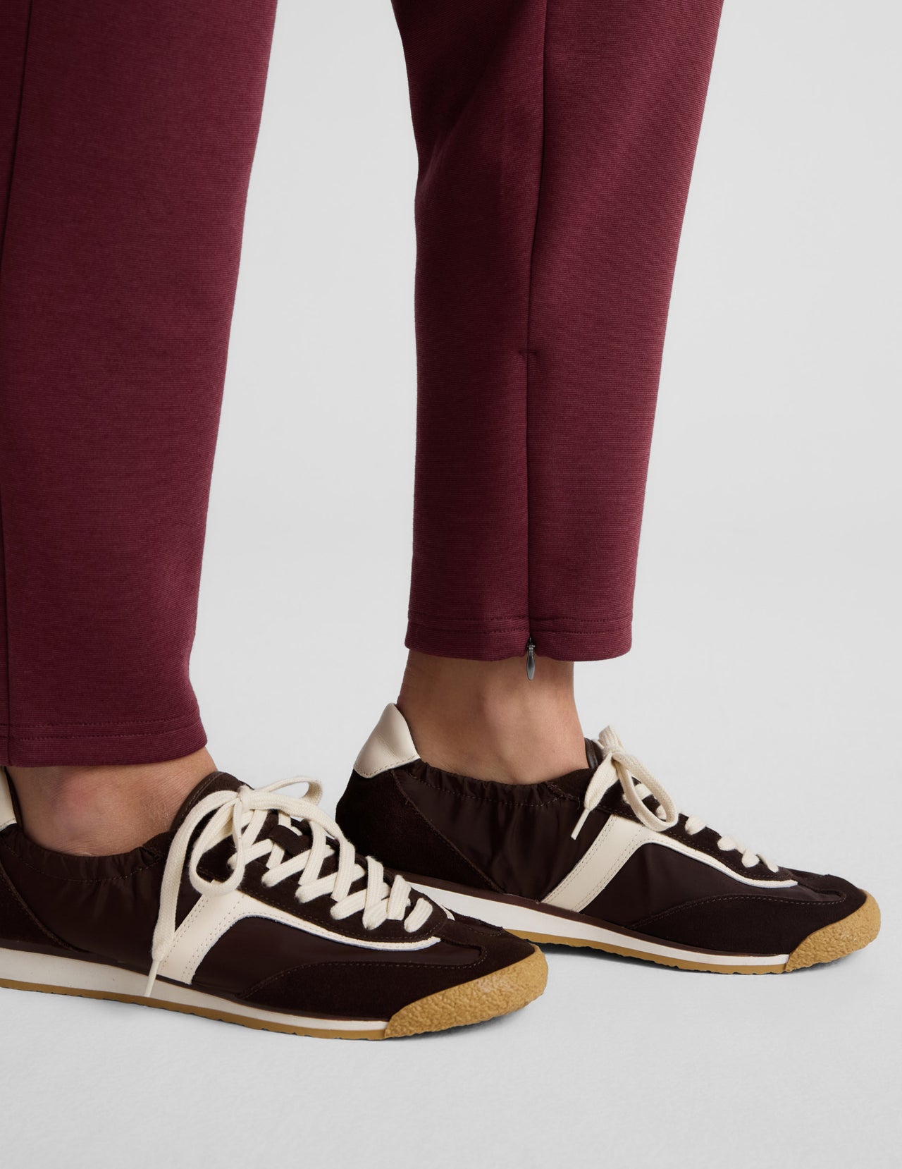 Tapered Ankle SoftSpring Pants - Moody Burgundy | Beyond Yoga