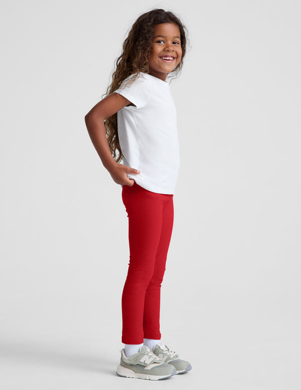 Toddler Soft Spacedye Legging - Holly Red Heather | Beyond Yoga