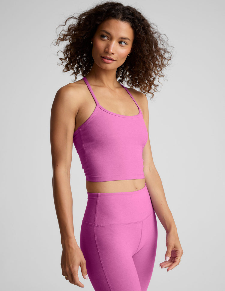 Spacedye Slim Racerback Cropped Tank | Beyond Yoga