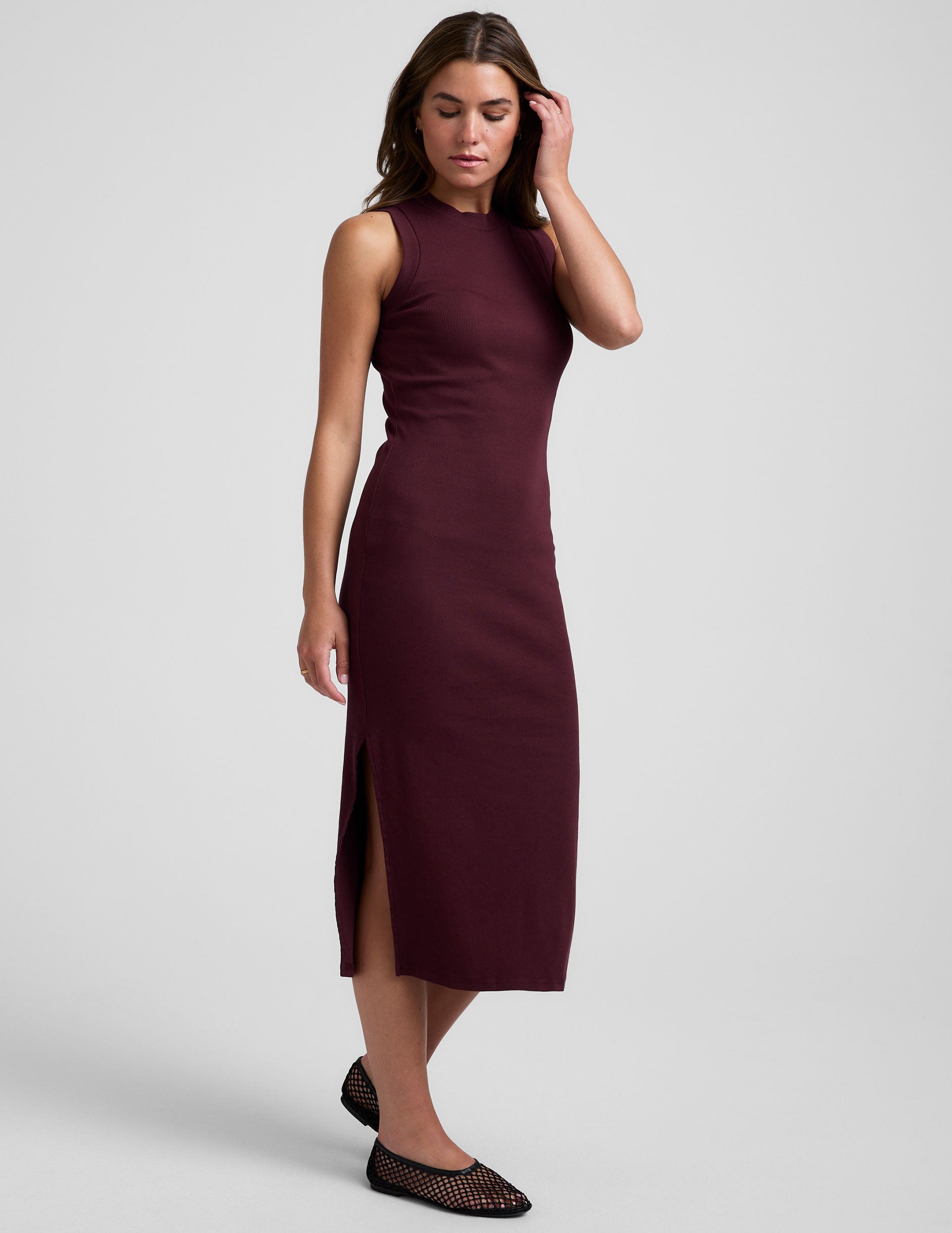 Rib Tank Dress | Beyond Yoga