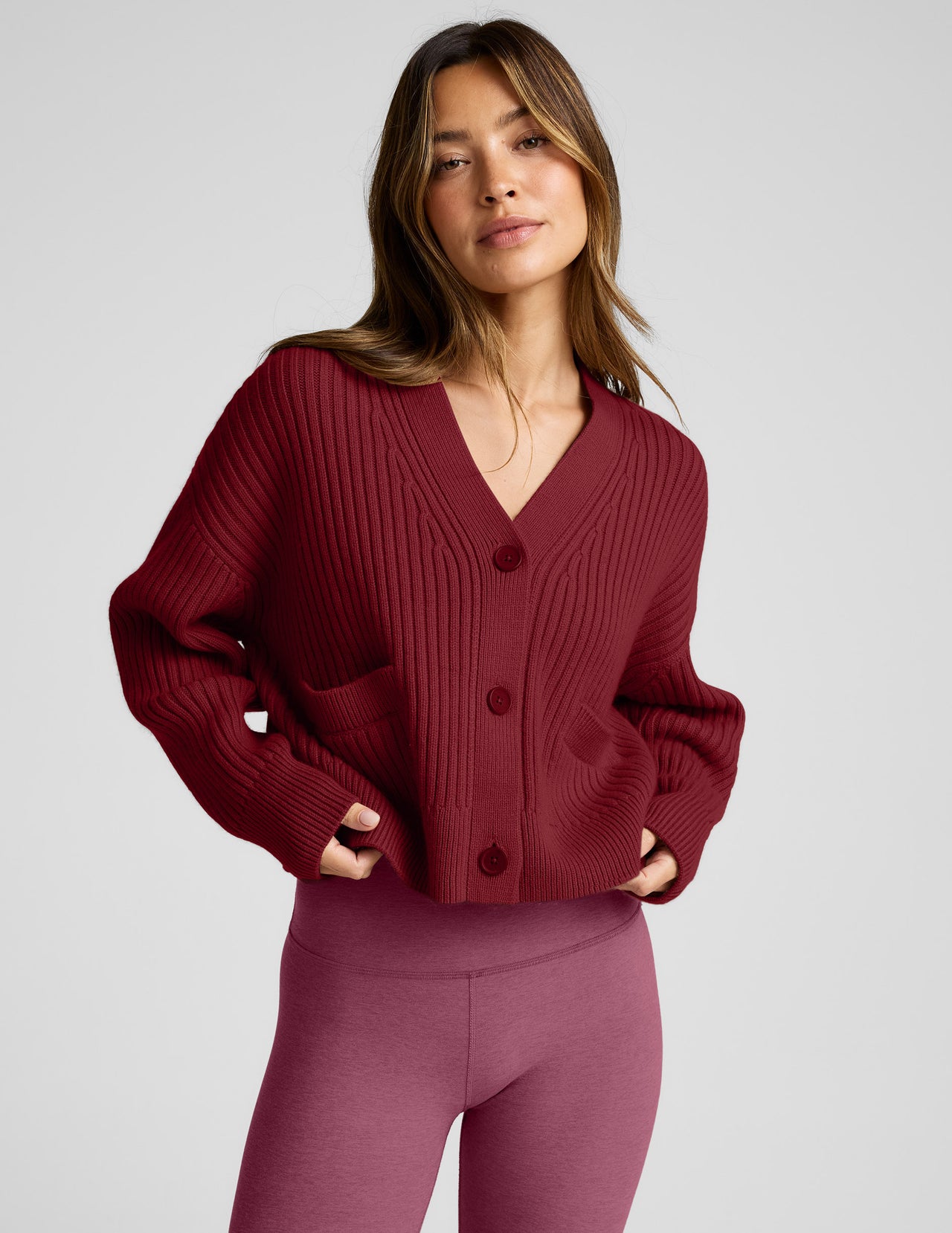 Wool Blend Cardigan | Beyond Yoga