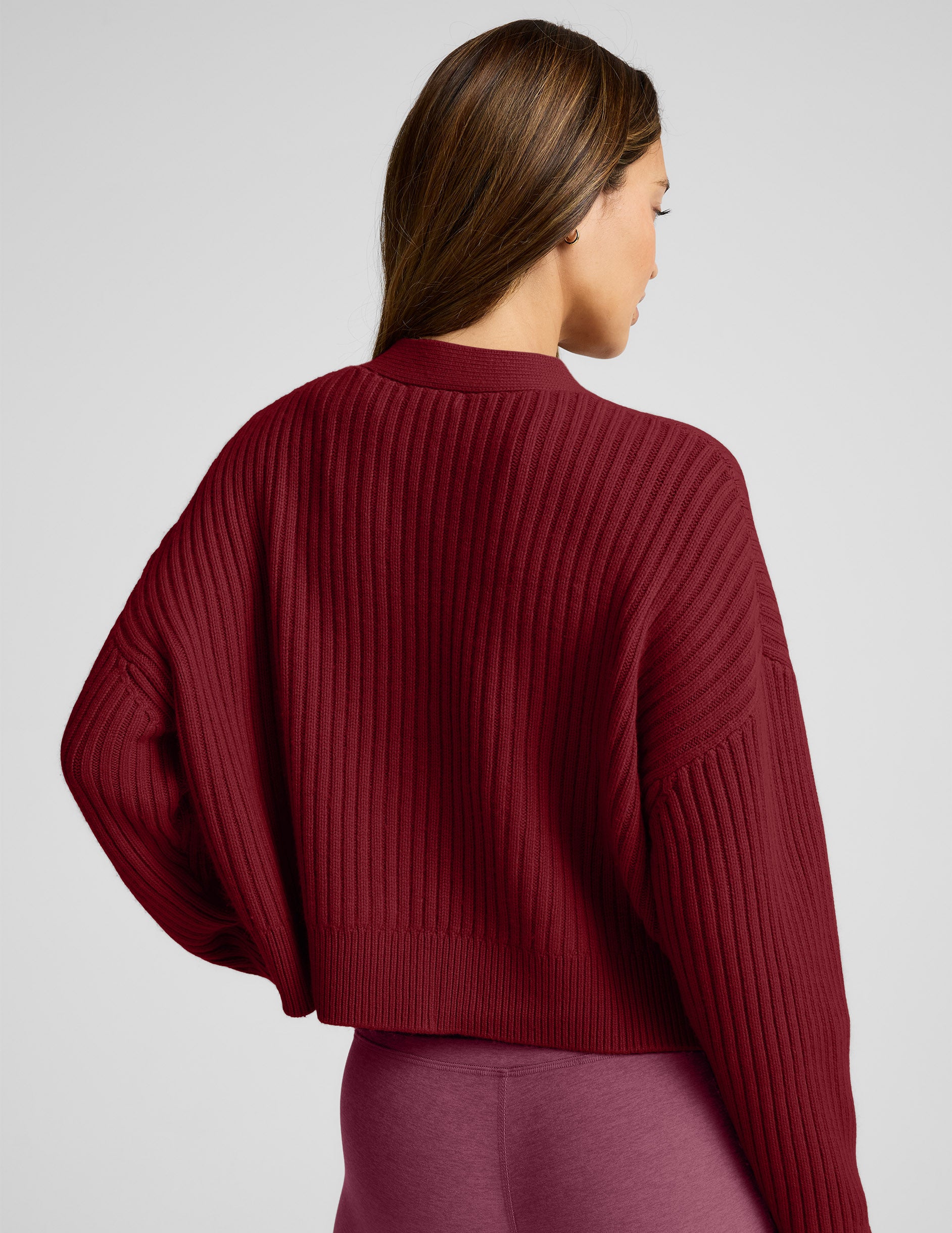 Wool Blend Cardigan | Beyond Yoga