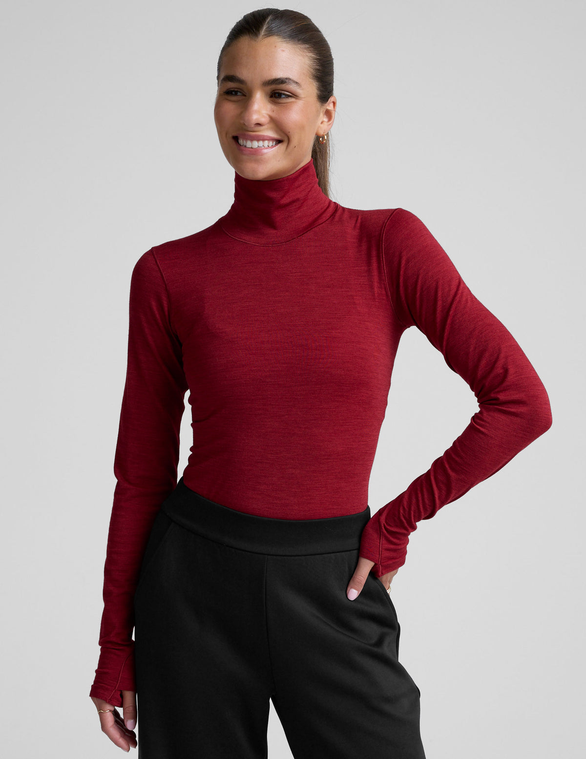 LuxeKnit Merino Wool Turtleneck | Beyond Yoga