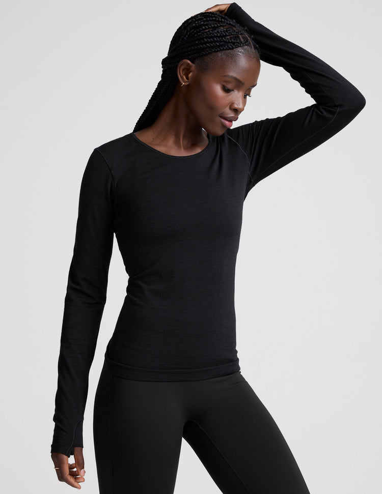 LuxeKnit Merino Wool Crewneck | Beyond Yoga