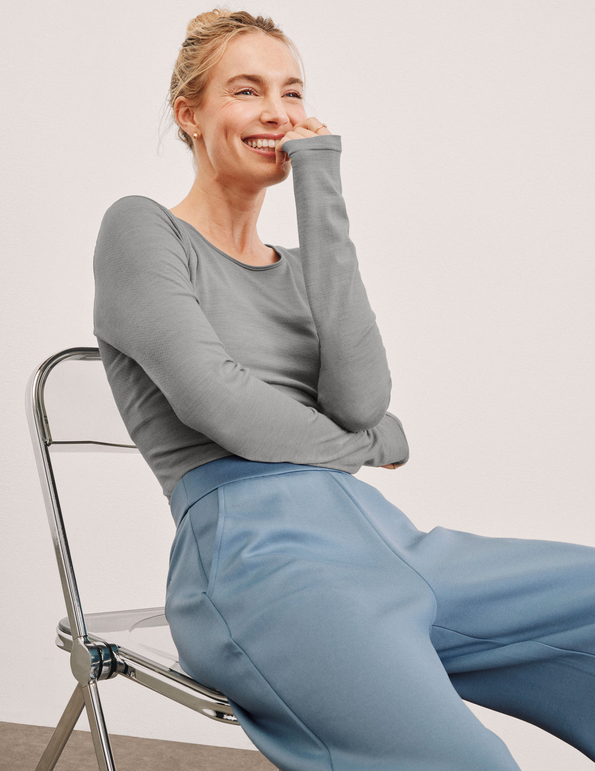 LuxeKnit Merino Wool Crewneck | Beyond Yoga
