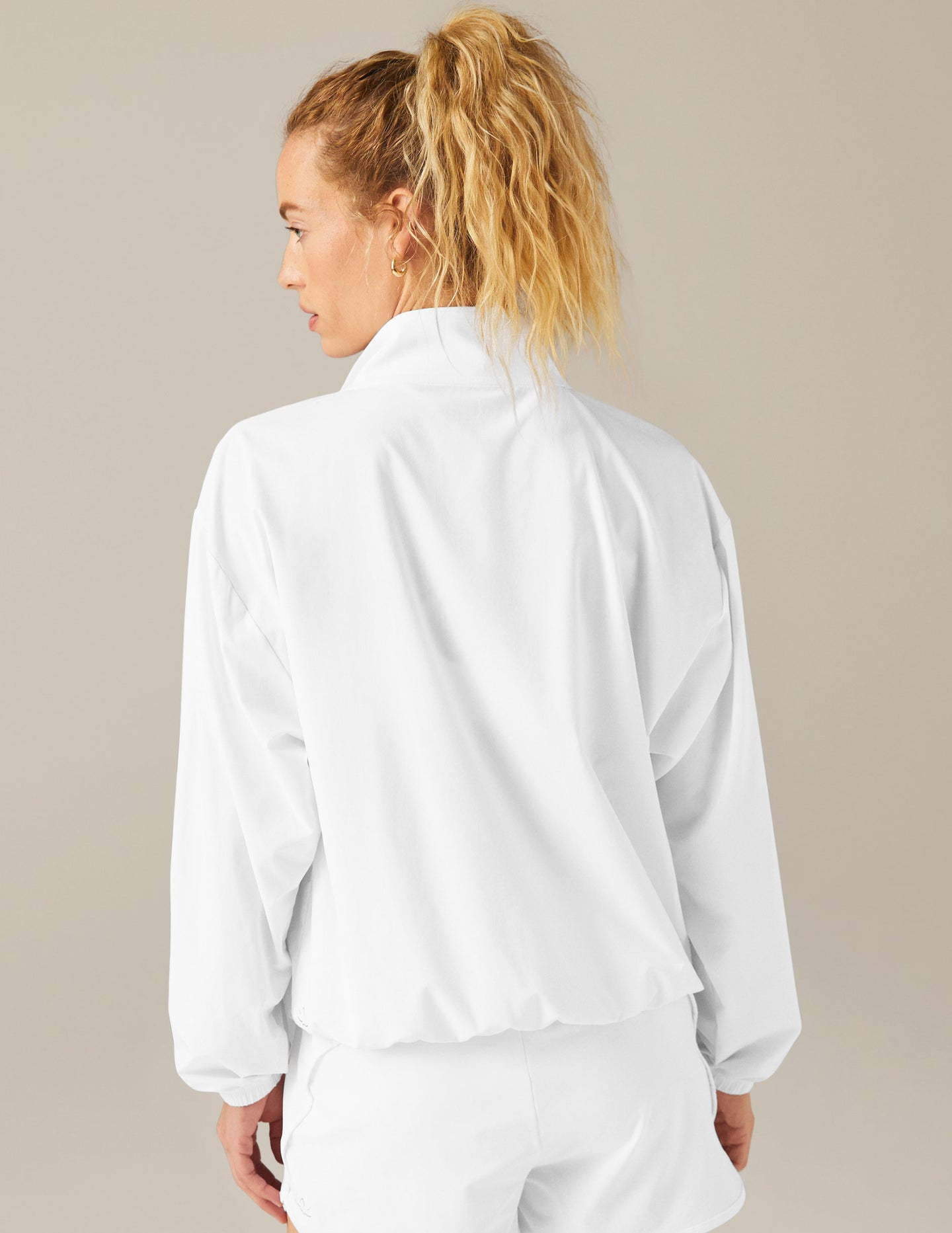 Stretch Woven In Stride Half Zip Pullover | Beyond Yoga